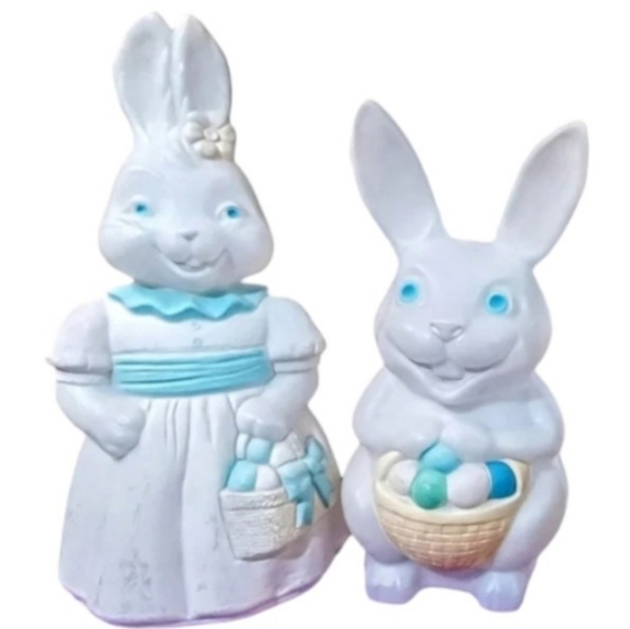 Vintage | Holiday | Vintage Empire Easter Bunnies Blow Molds Light Up ...